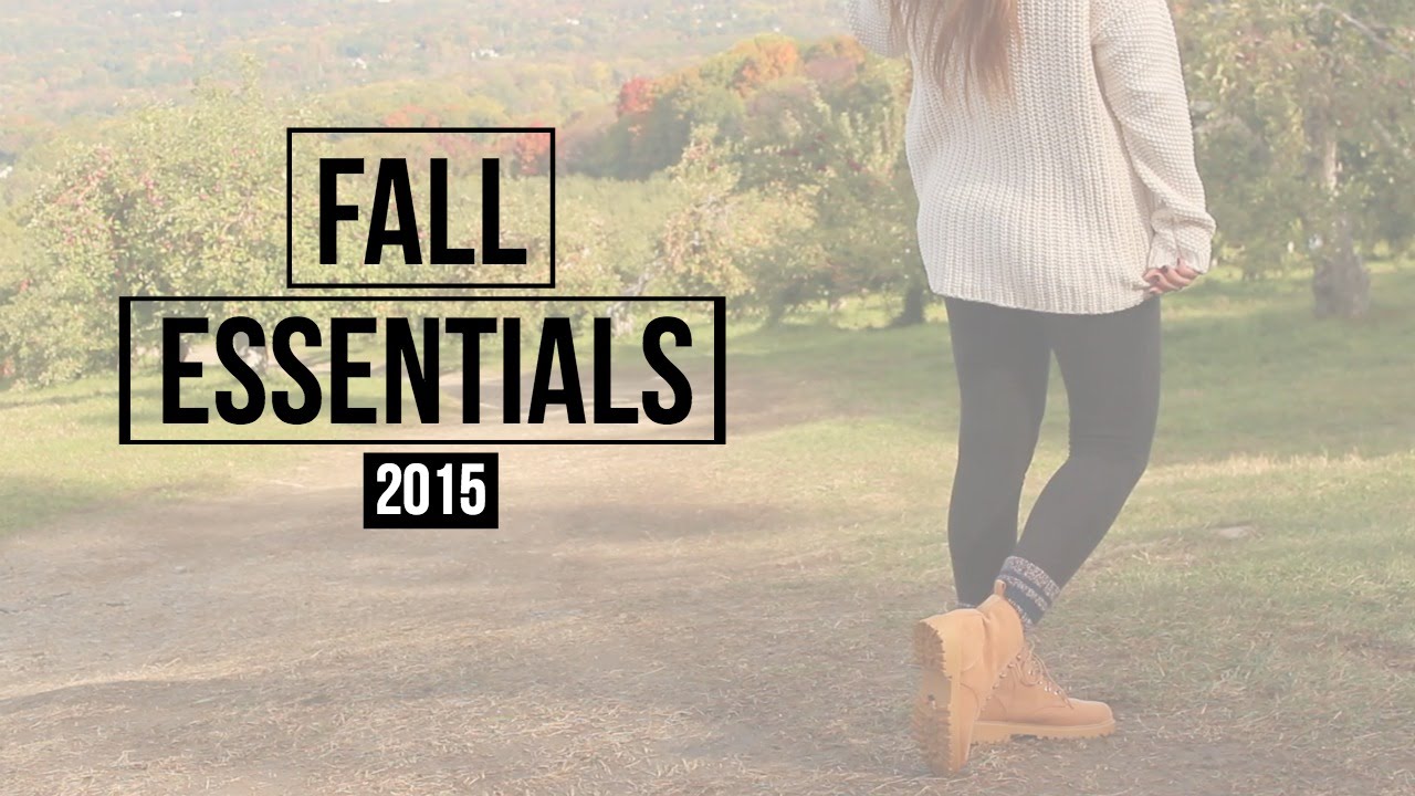 Fall Essentials 2015 | Dana Jean