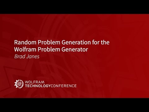 Random Problem Generation for the Wolfram Problem Generator