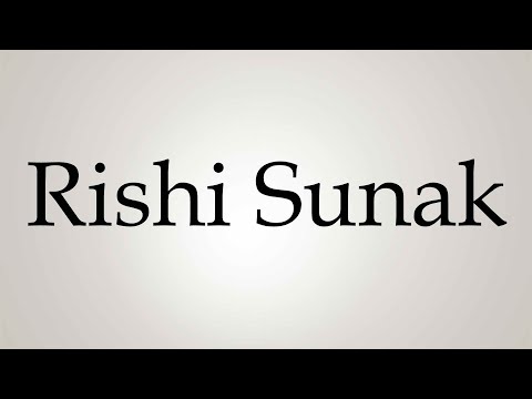 How to Pronounce Rishi Sunak