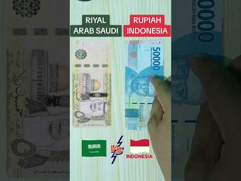 Perbandingan Uang 50 Riyal Arab Saudi ke Rupiah Indonesia #shortsviral #shortvideo #shorts #viral