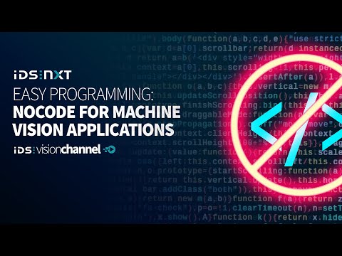 Easy Programming: NoCode for Machine Vision Applications