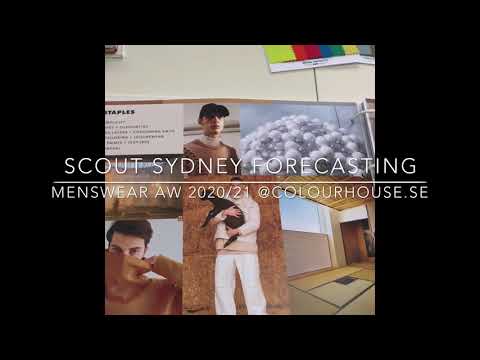 Menswear forecasted AW 2020-21 by Scout design studio, Sydney