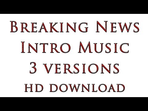 News Intro Music (3 versions, mp3 high quality download) Royalty Free