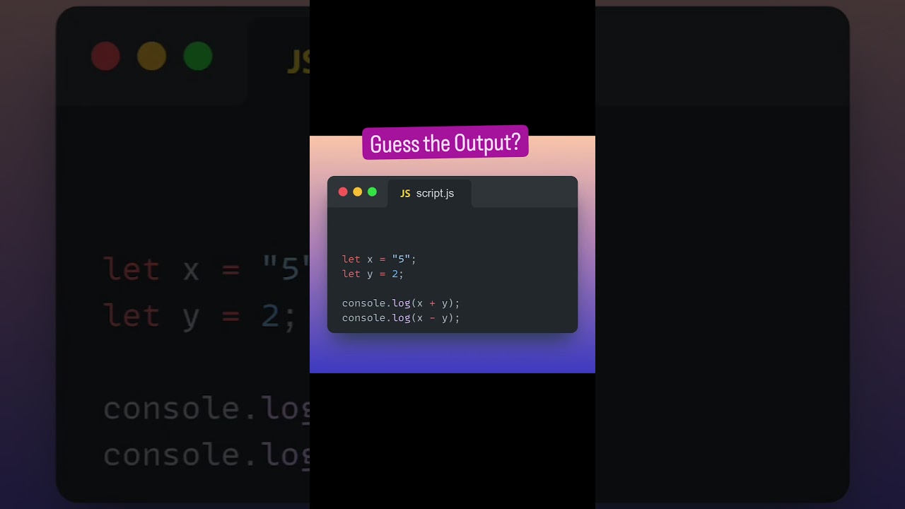 Guess the output? #javascript #programming #html #html5 #css #coding #webdevelopment #webdesign #sql