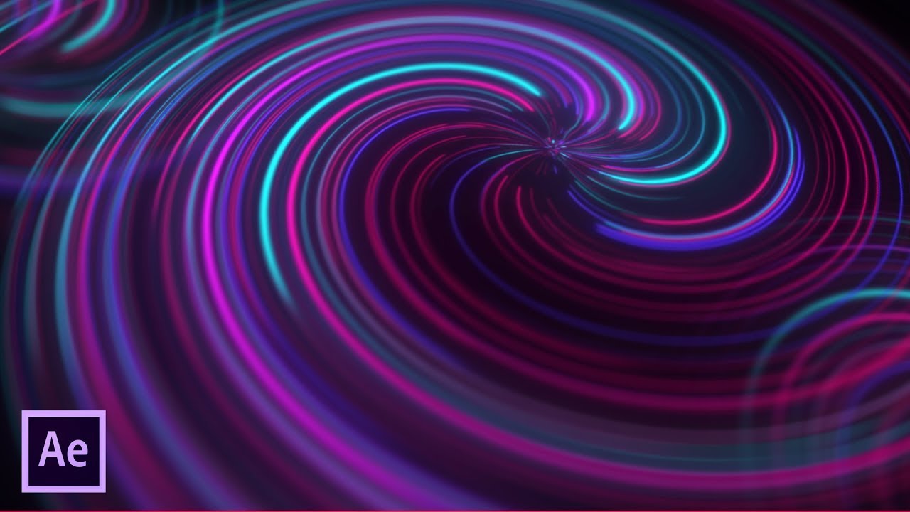 After Effects Tutorial - Neon Lights Animation in After Effects