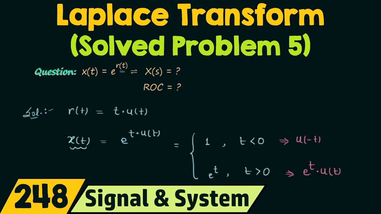 Laplace Transform (Solved Problem 5)
