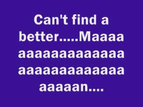 Pearl Jam better man lyrics