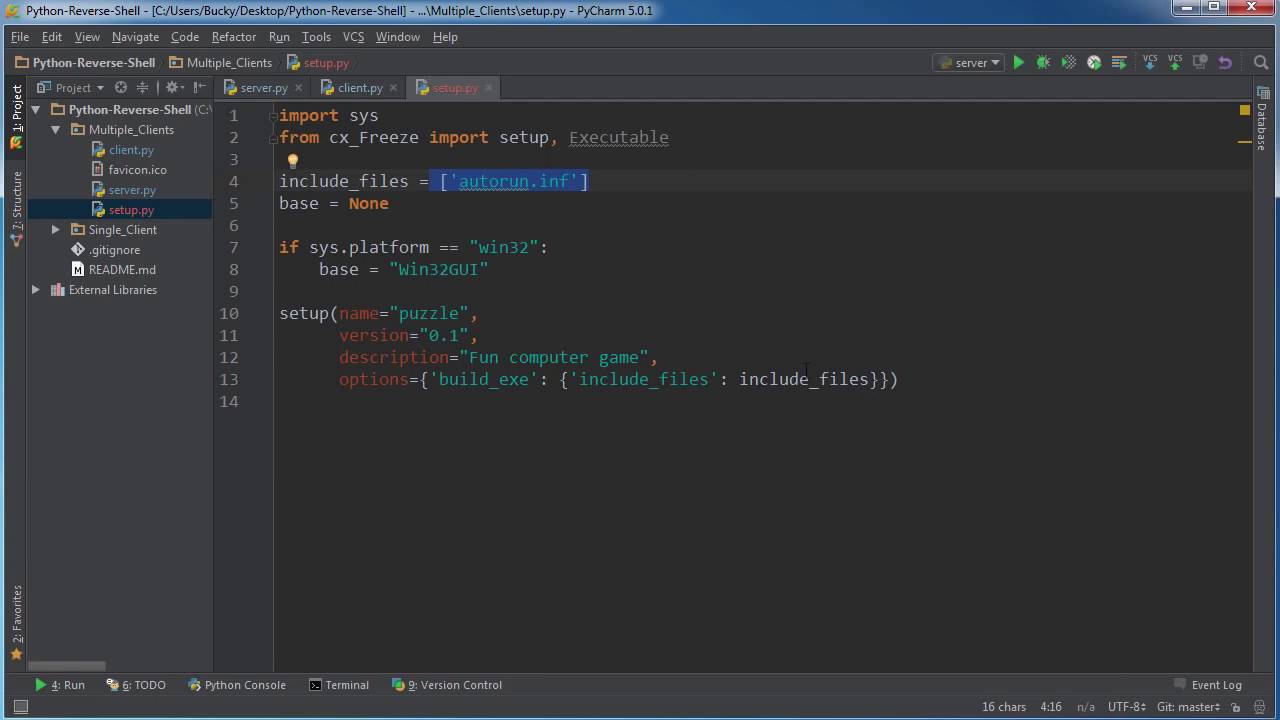 Python Reverse Shell Tutorial   14   Creating an Executable exe File