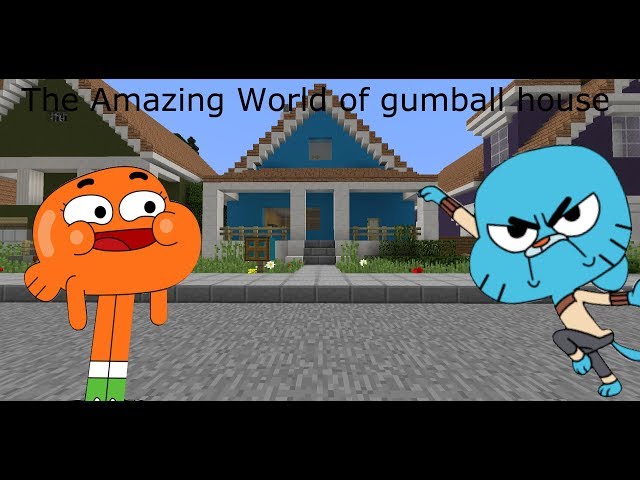 Wattersons' House from the Amazing World of Gumball Minecraft Map