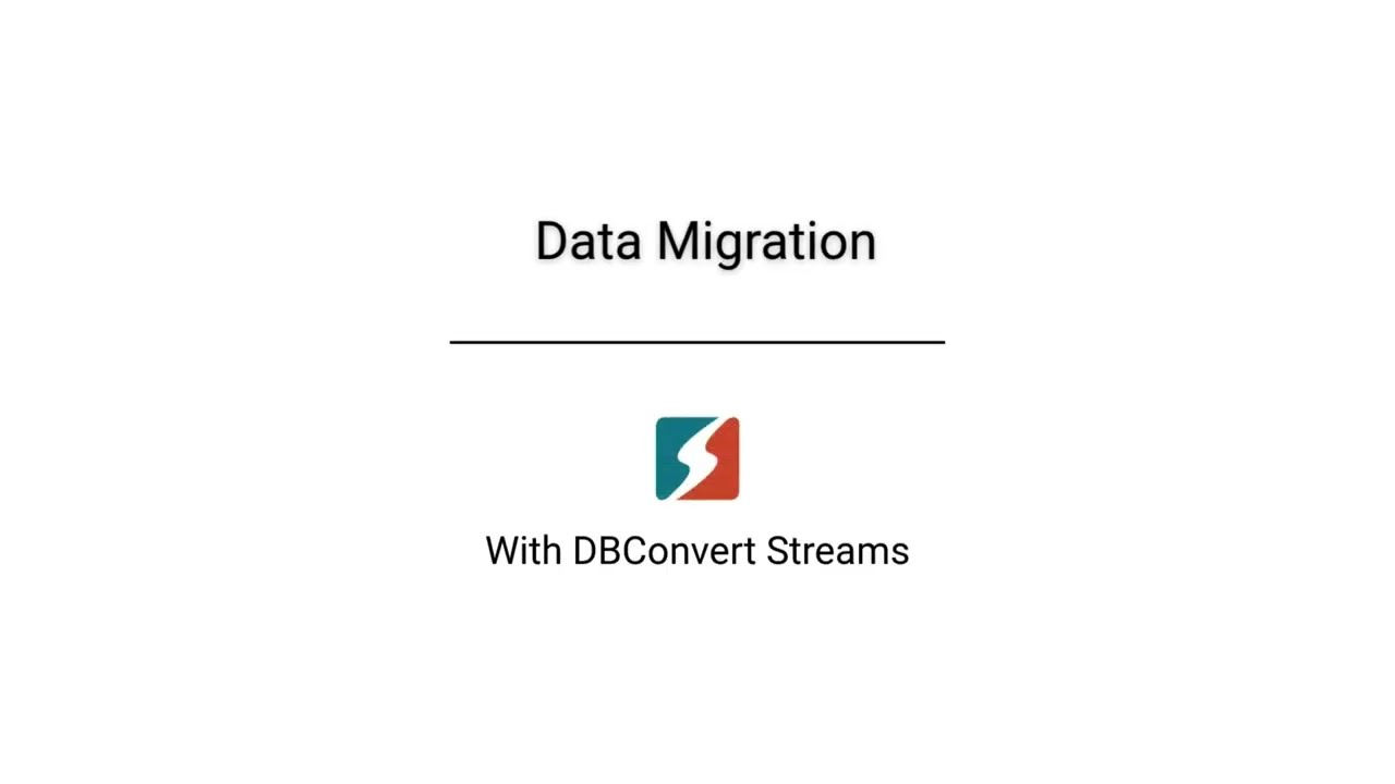 Migrate Data with DBConvert Streams – Fast & Simple
