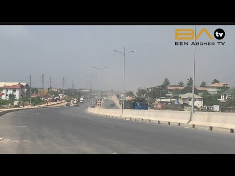 This Is A Beauty: Completed Asphalt Binders At Shikpontele Finally Opened To Traffic. OFANKOR NSAWAM