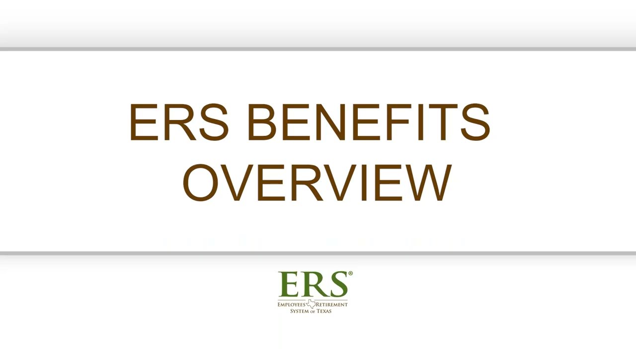 ERS 2026 Benefits Overview