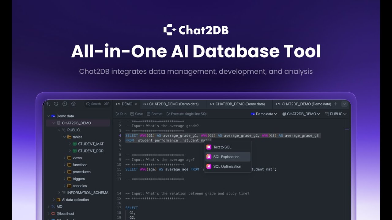 Chat2DB: Simplify Your Database Management with AI