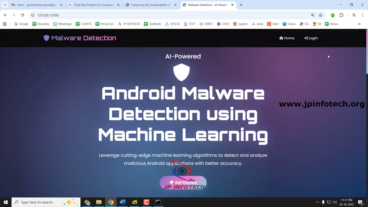 AI-Powered Android Malware Detection using Machine Learning | Python IEEE Project 2025