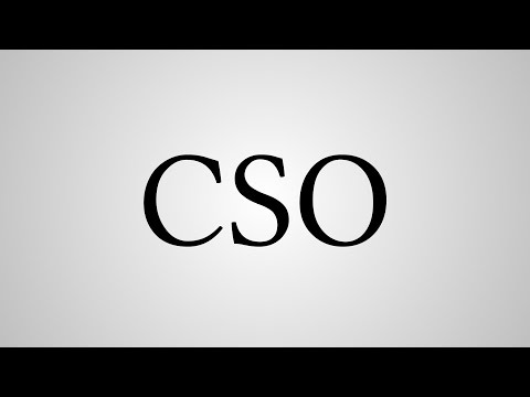 What Does "CSO" Stand For?
