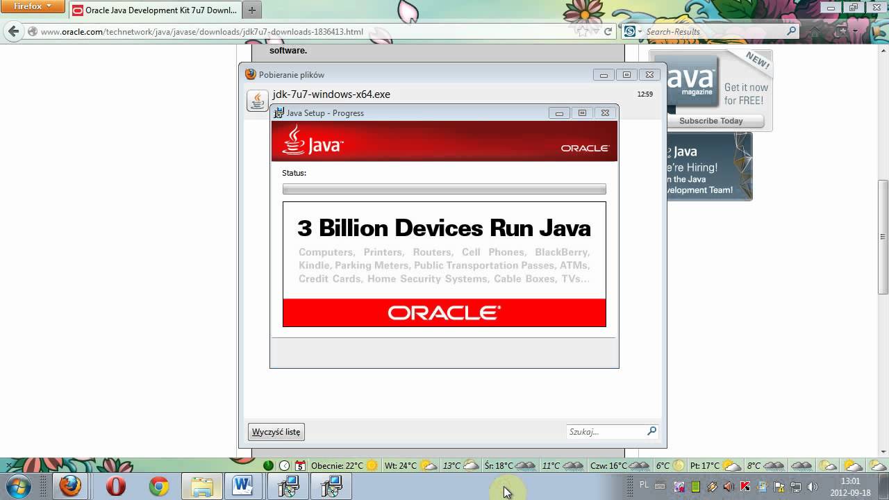 Introduction to Java programming, Tutorial 1: installing JDK7