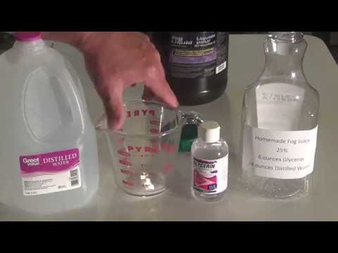 Make Homemade Fog Juice for Fog Machines
