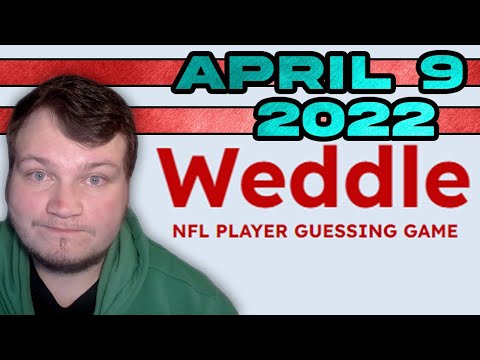 Weddle The NFL Player Guessing Game- April 9, 2022