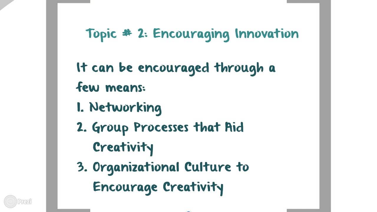 Innovation - EID 100 Proposal