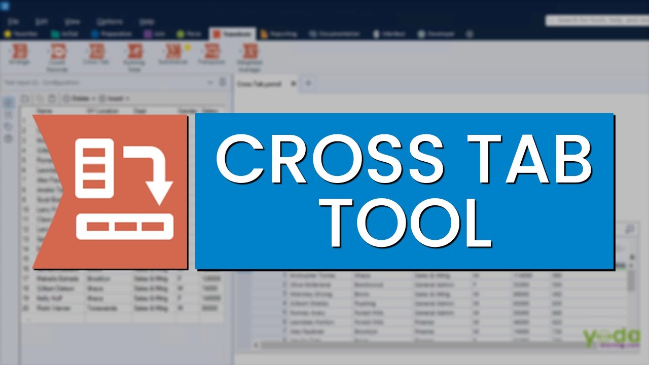 Cross Tab Tool in Alteryx | Alteryx Tutorial for Beginners