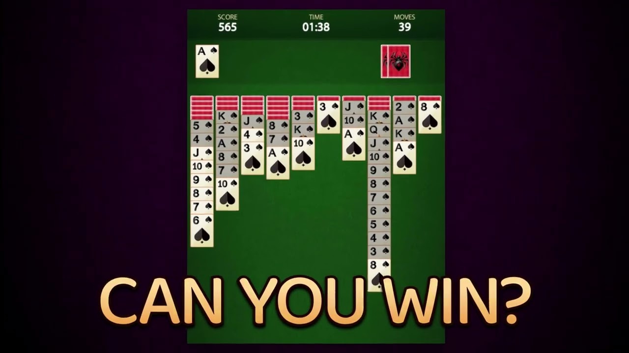 Spider Solitaire: Brain Challenge