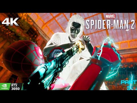 Spider-Man 2 - MR. NEGATIVE BOSS FIGHT (MARTIN LI) 4K Ultra HD RTX3050 laptop gpu