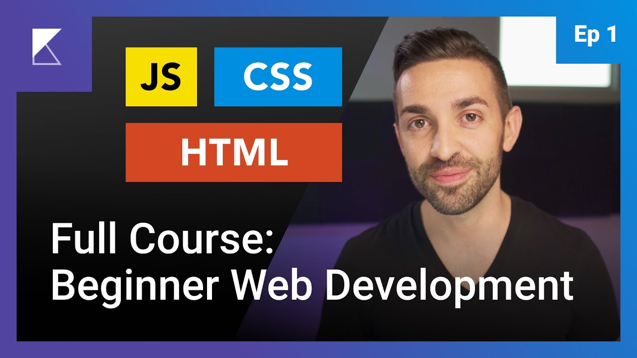 Learn to Code - HTML, CSS, JS, React - Full Course - Ep 1