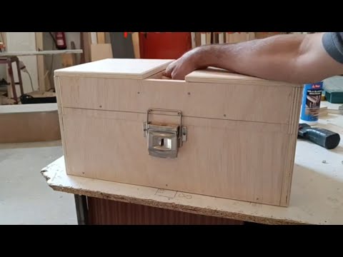 mi nueva caja de herramienta😎🐜caja de madera