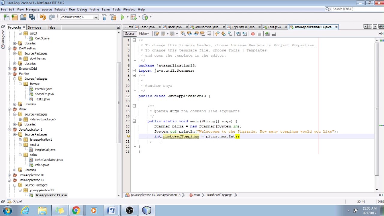 Java Tutorial #9: Pizza Program with Loops