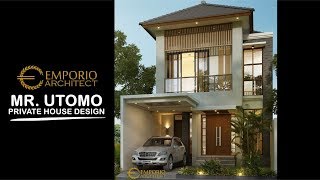 Video 3D Mr. Utomo Modern House 2 Floors Design - Jakarta