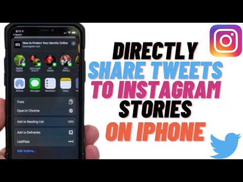 How To Share Twitter Tweets Directly To Instagram Stories On iPhone