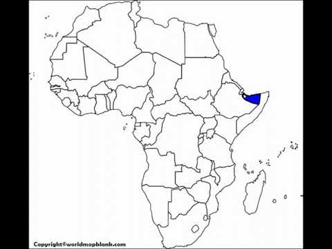 Making British Somaliland Flag Map on Africa Map (Speed-art)