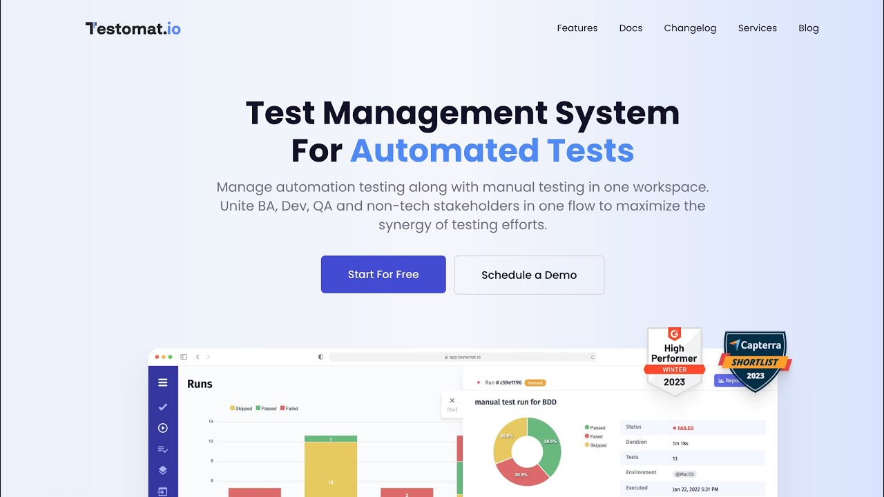 How to use with Playwright with Branches & Versions in TMS - AI Test Management System | testomat.io