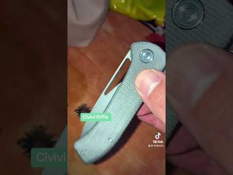 Civivi Riffle in 14c28n steel Green Micarta scales #edc #knives #civivi #civiviknives #couteaux