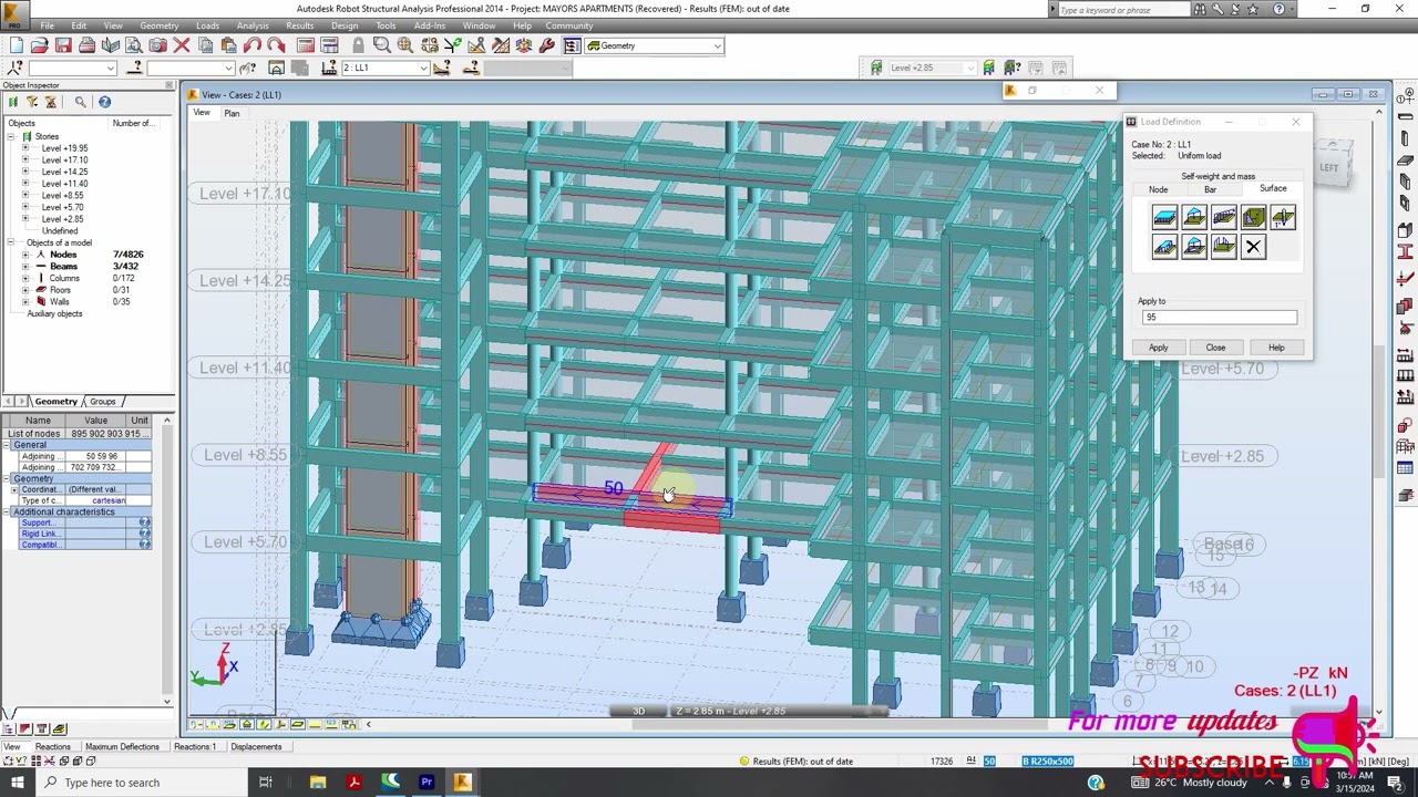 Code Combinations: Simple Load Cases Have not been defined Solved || Autodesk Robot Structural