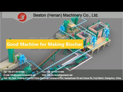 Biochar Production Equipment Working Process within 15 - 20 Min