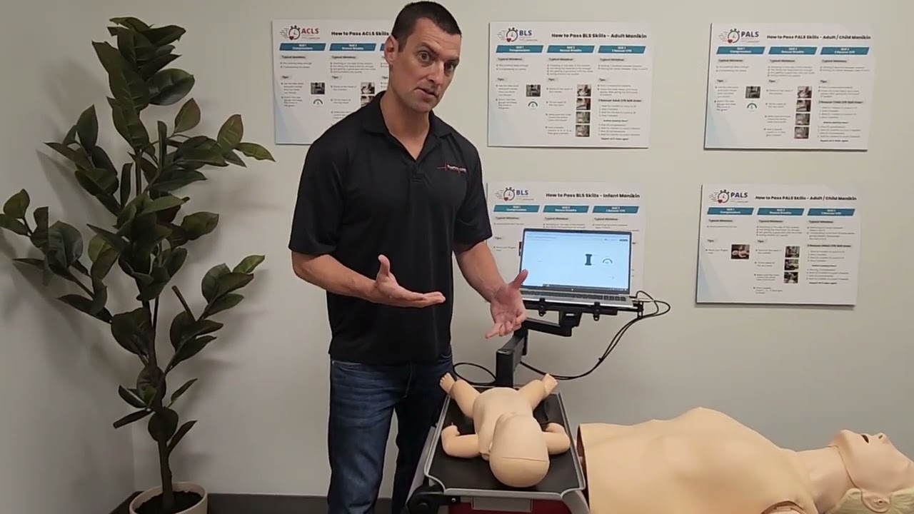 Infant CPR Compression Tips - BLS Anytime / RQI