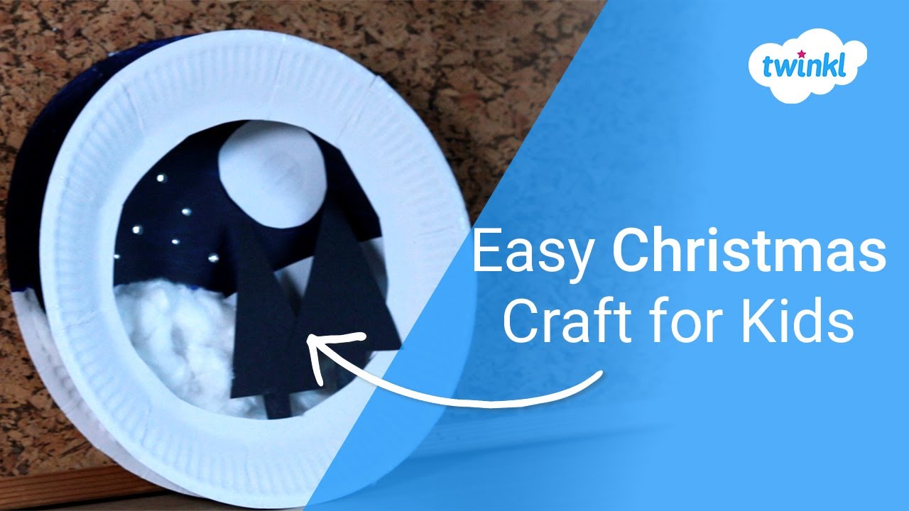 How to Make a 3D Snowy Scene | Simple Christmas Crafts at Home | Twinkl