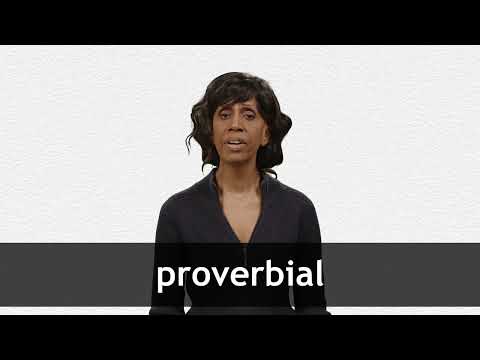 PROVERBIAL definition in American English | Collins English Dictionary