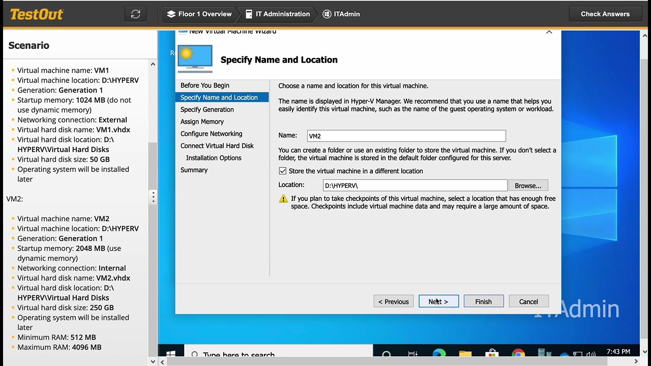 10.1.6 Create Virtual Machines