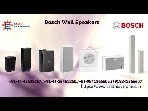 Bosch Public Address Systems - Latest Price, Dealers & Retailers in India