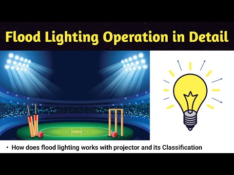flood lighting in illumination | flood ilghting in hindi | flood light outdoor | what is flood light