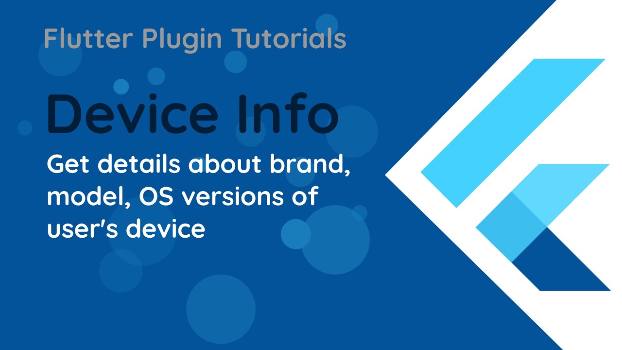 @flutterdev Plugin - Device Info