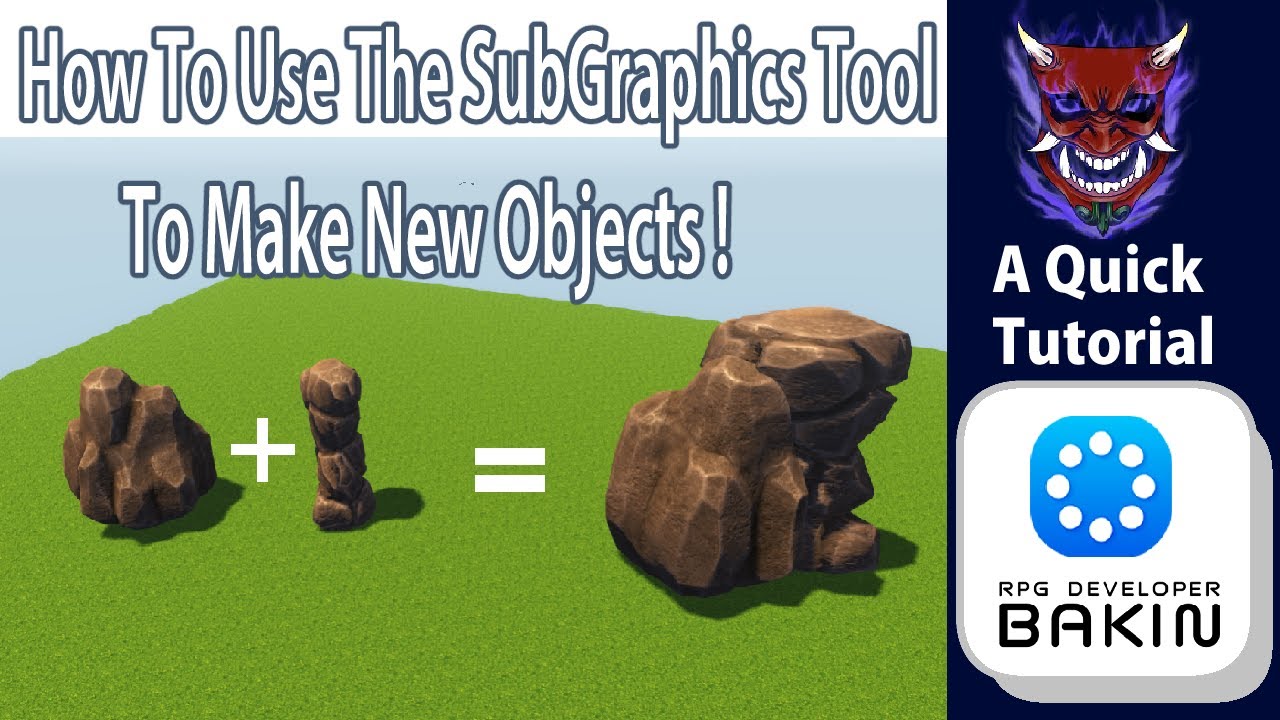 How to use the SubGraphics Tool : RPG Dev Bakin Tutorial