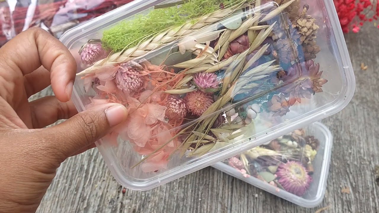 mix dried flower, caspea, baby birth dan blom blom bahan mahar nikah rustic toko bunga kering