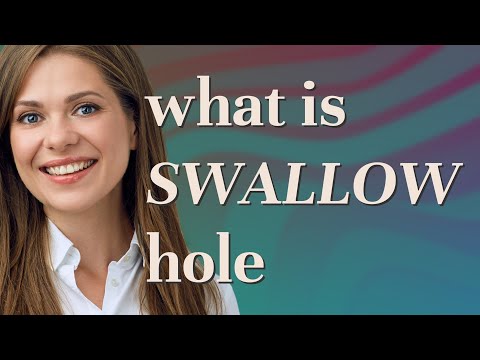 Swallow hole | meaning of Swallow hole