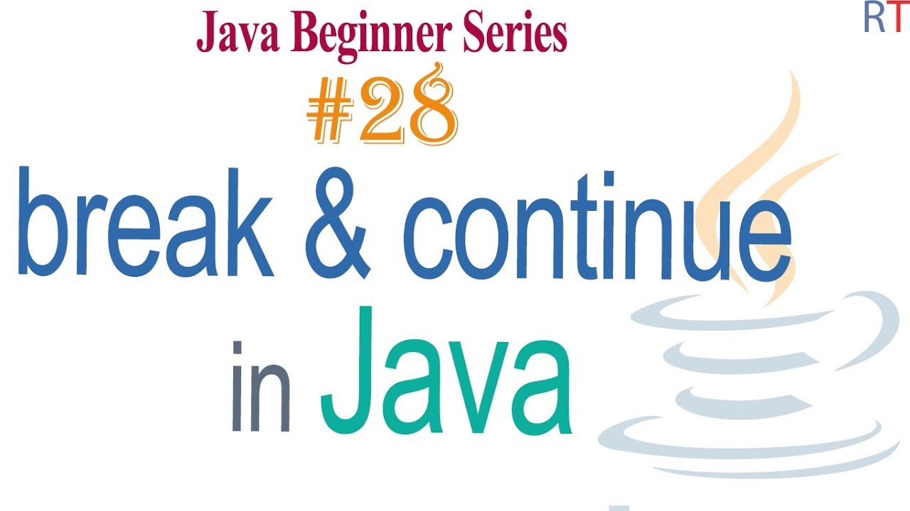 Java-28- break and continue in Java | Jump statements in Java