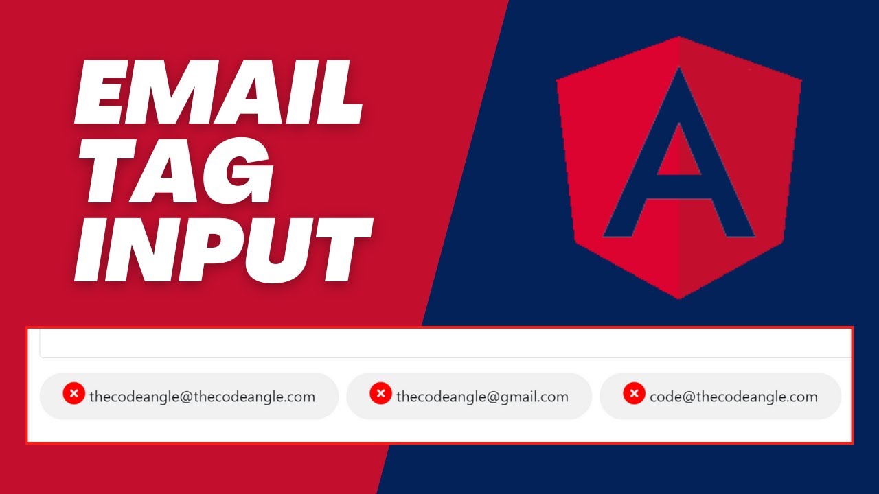 How to Create an Email Tag Input Chip in Angular 18