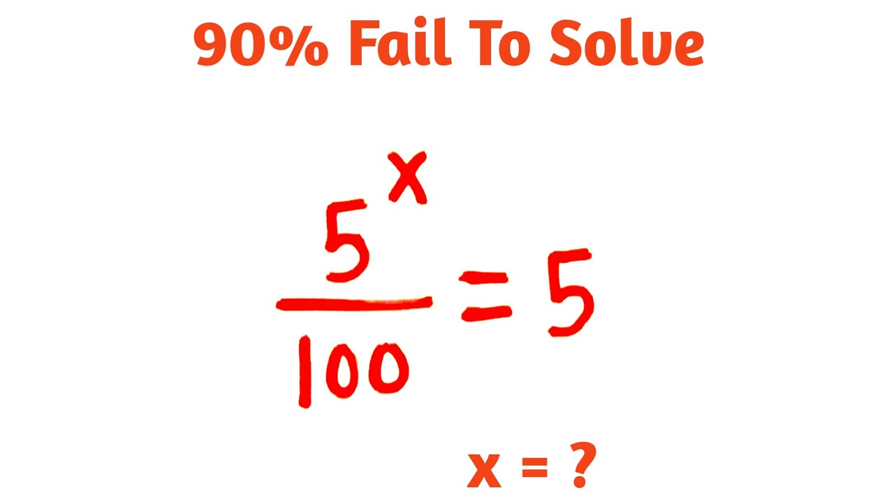 Can You Solve This Exponential Equation? | A Nice Math Olympiad Algebra Problems