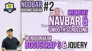 Bootstrap NavBar dengan kiri, tengah atau kanan sejajar item